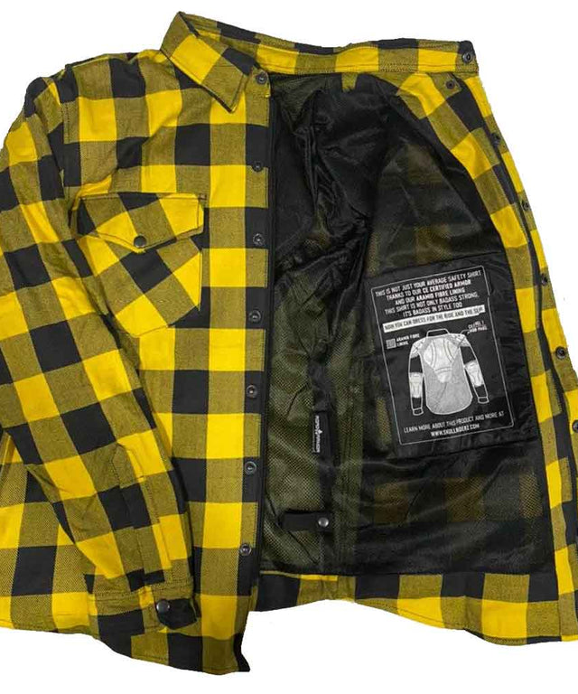 Shop Stylish Road Armor Protective Flannel Motorcycle Riding Shirt ...