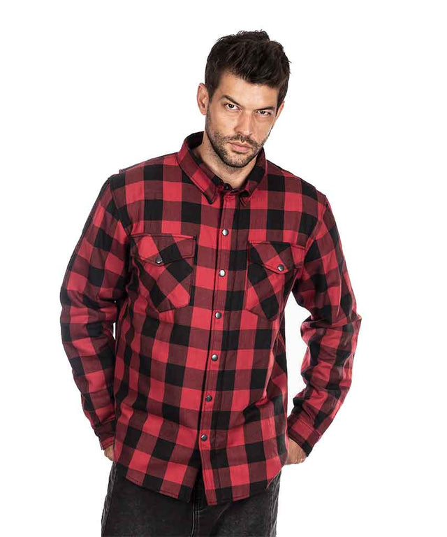 Shop Stylish Road Armor Protective Flannel Motorcycle Riding Shirt ...